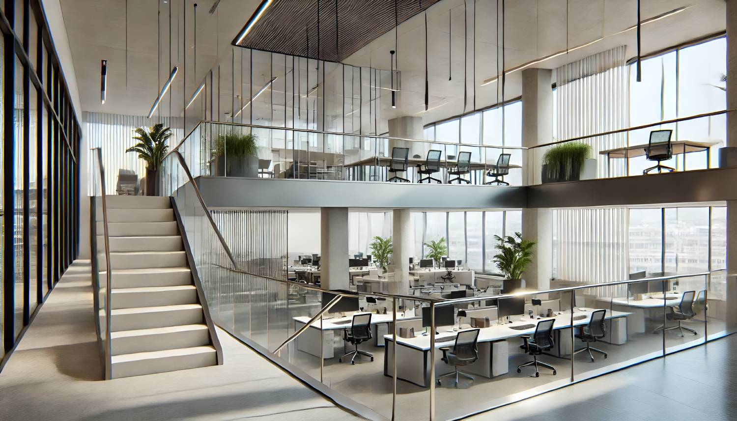 Creating Stunning Office Space With Mezzanine And Balustrade